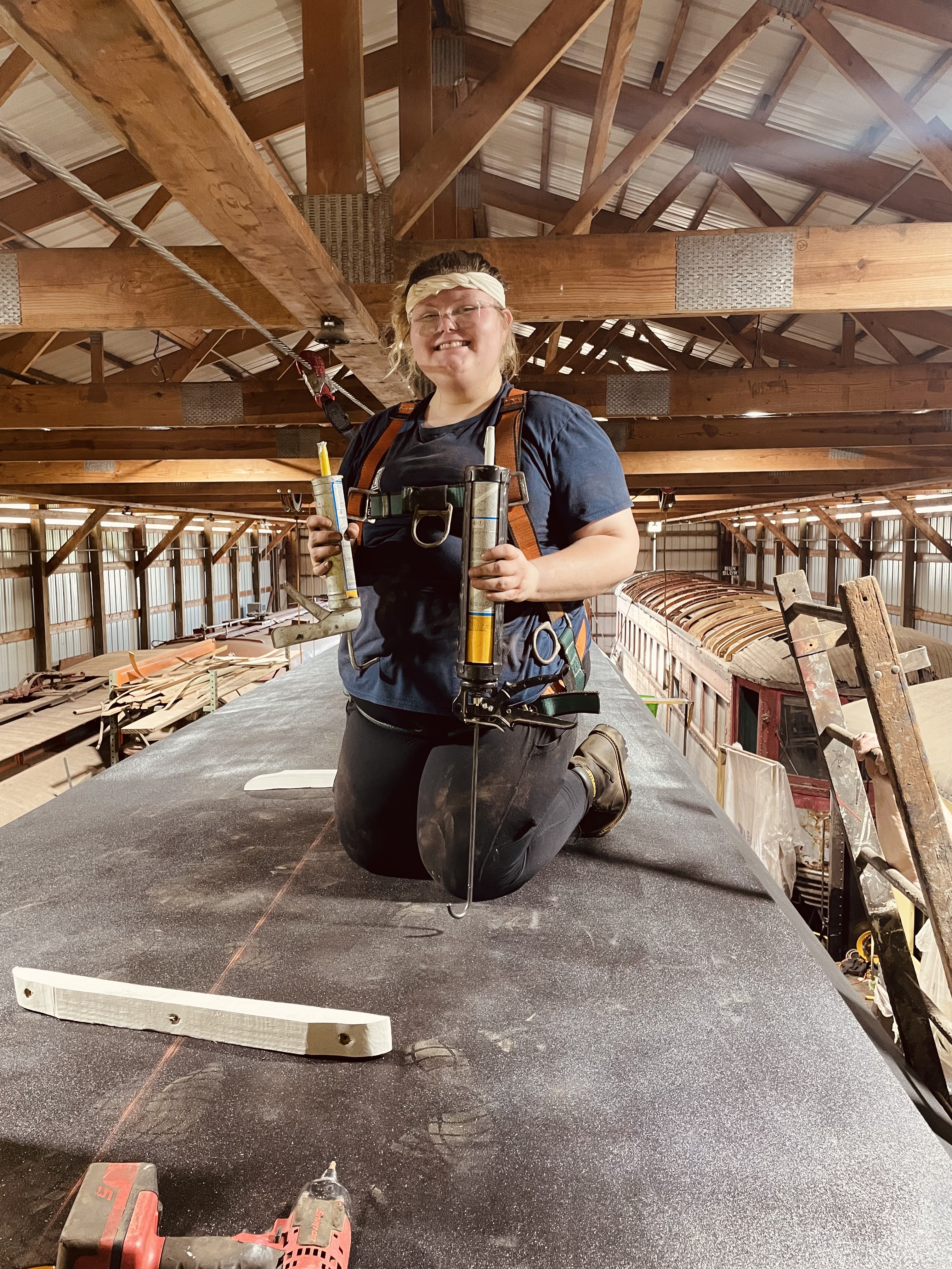 Volunteer Spotlight July 2024 – Jasmine Carlson – Fox River Trolley Museum